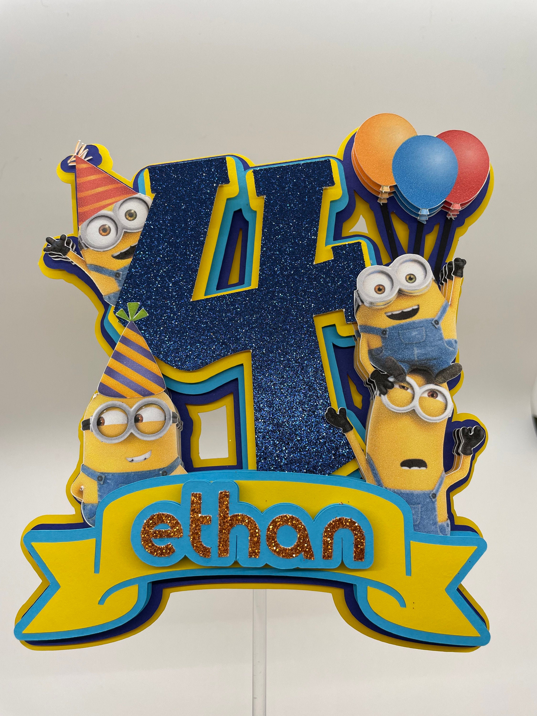 Minions Topper Minion Cake Topper Minions Birthday Cake | Etsy