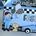 Fast One Gable Box Two Fast Party Decor Vintage Cars Themed Birthday ...