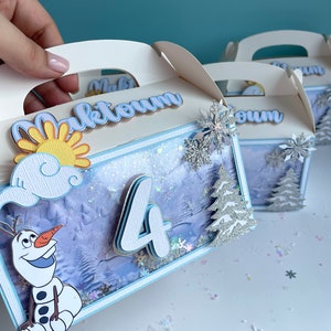 Olaf & Frozen Gable Boxes Elsa Anna Olaf Gable Box Frozen Birthday ...