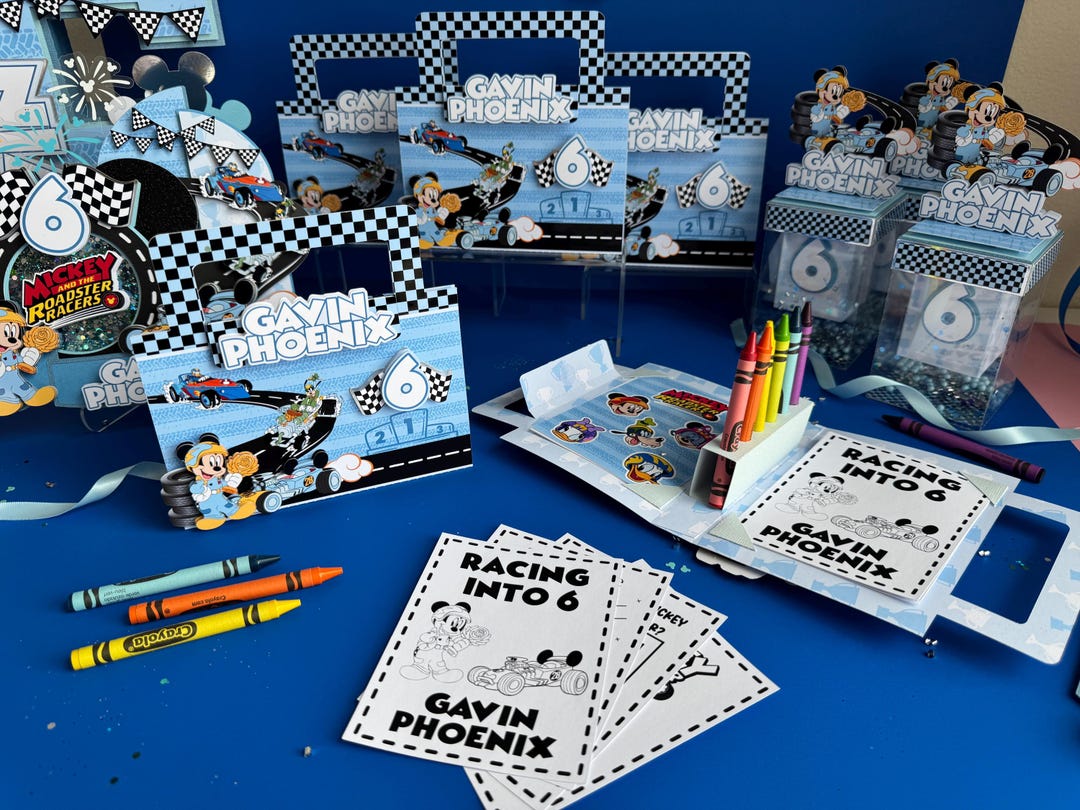 Mickey & the Roadster Racers Activity Suitcases Two Fast Coloring ...