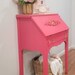 Pink Secretary Desk ,side Table Vanity - Etsy