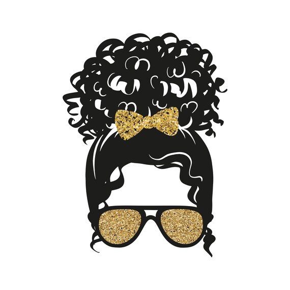 Leopard Print Mom Bun Png Messy Bun Svg Momlife Svg Leopard Etsy