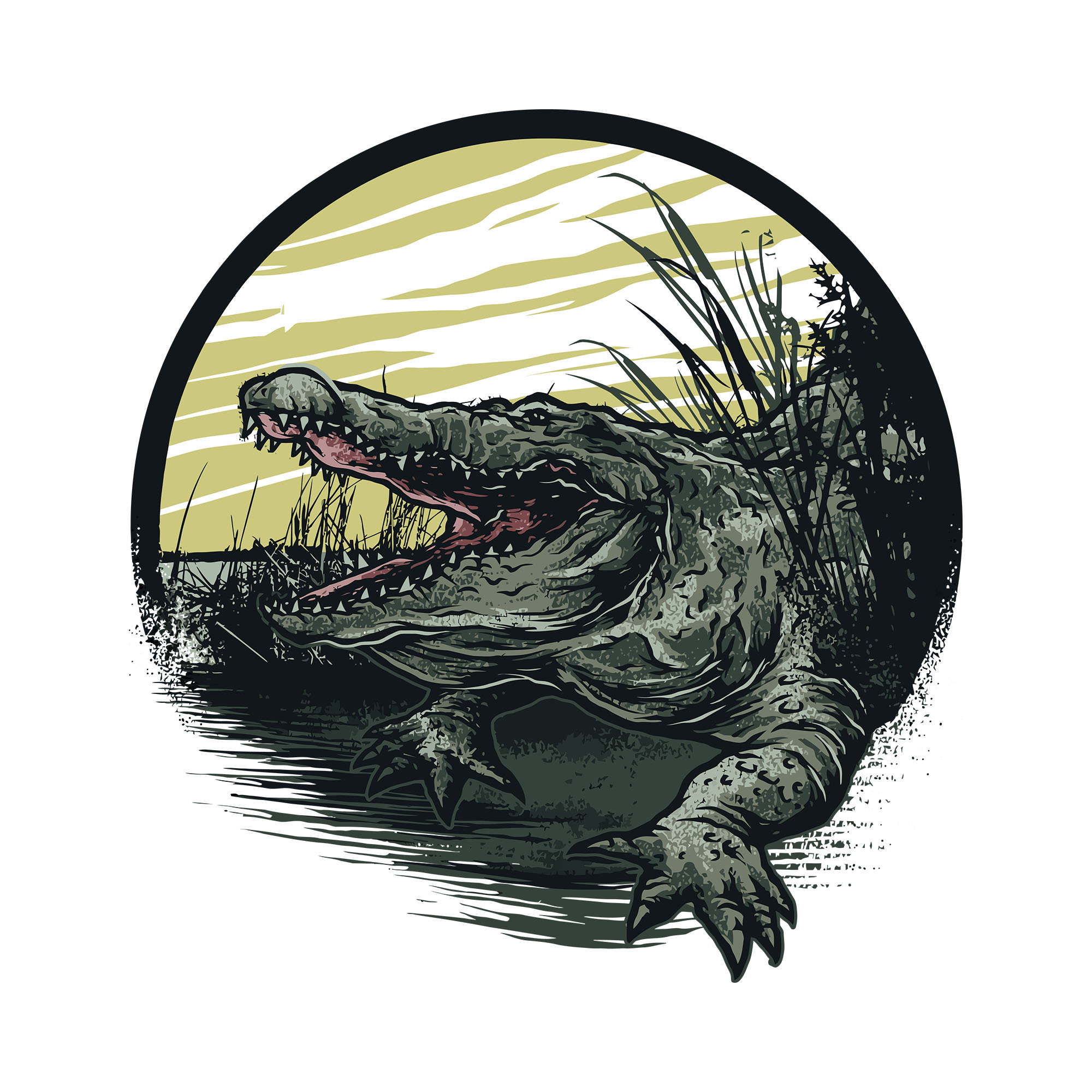 Alligator Svg, Png and Jpeg, Eps, Instant Download, Vector Files ...