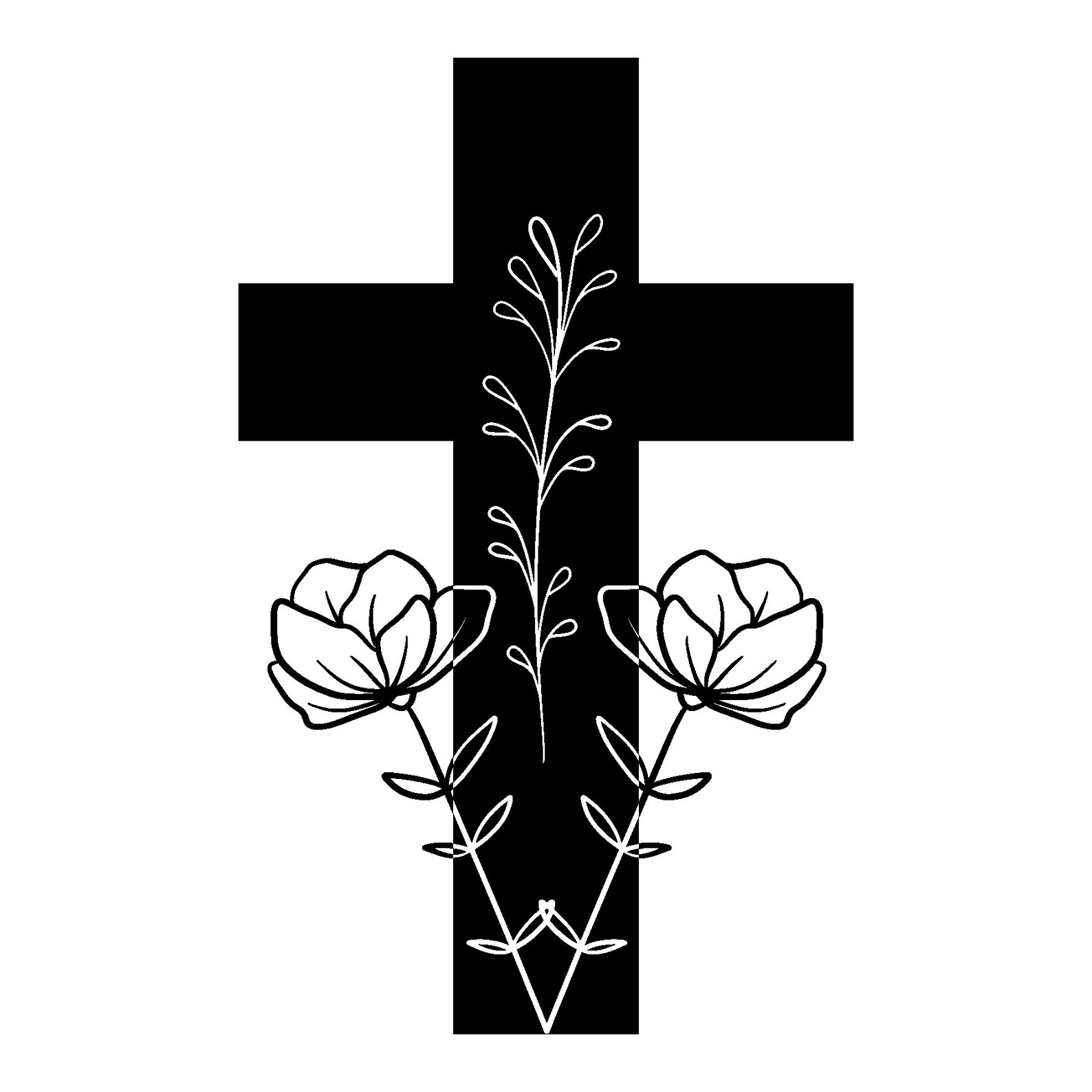 Blessed Cross SVG, Cross Clipart, Cross Cut File for Cricut, Cross ...