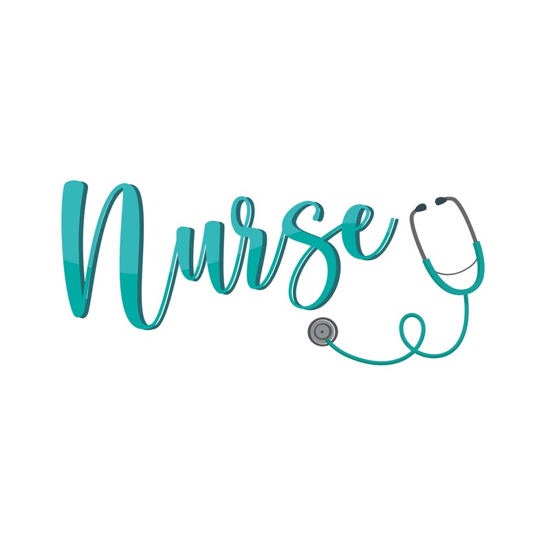 Nurse Monogram Letters Svg Medical Sublimation PNG Elements - Etsy