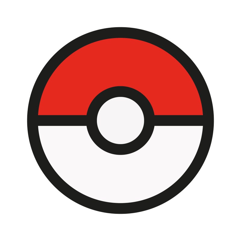 Pokeball Svg - Etsy