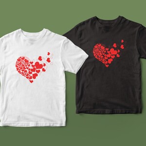 Hand Drawn Red Hearts Svg, Love Svg , Sketch Heart Svg, Valentines Day ...