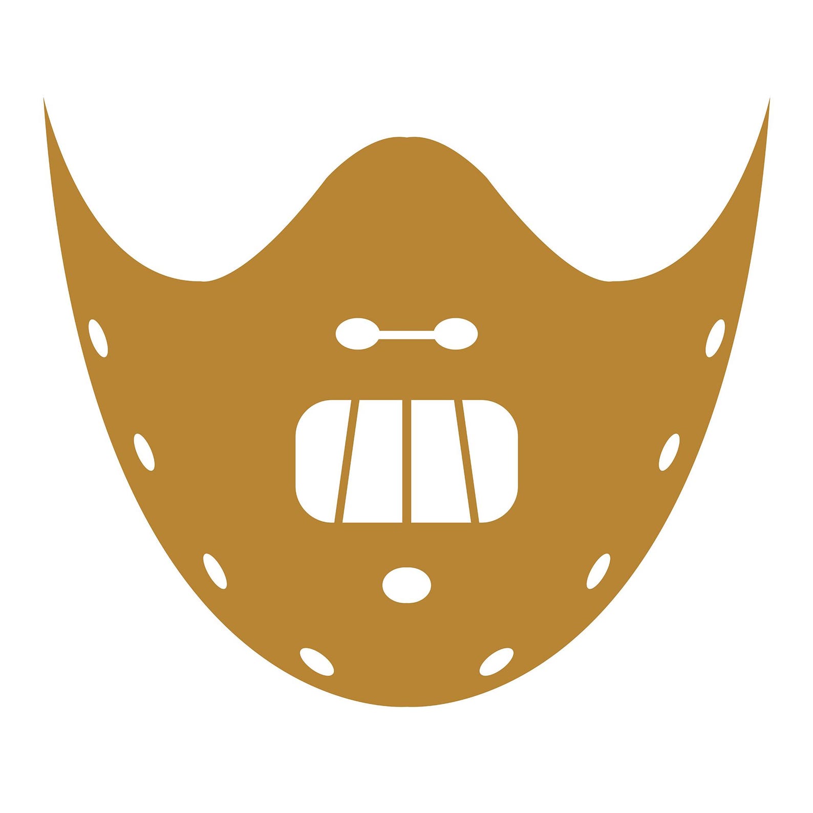 Hannibal Mask Svg, Hannibal Lecter Svg Silhouette Horror Movie ...