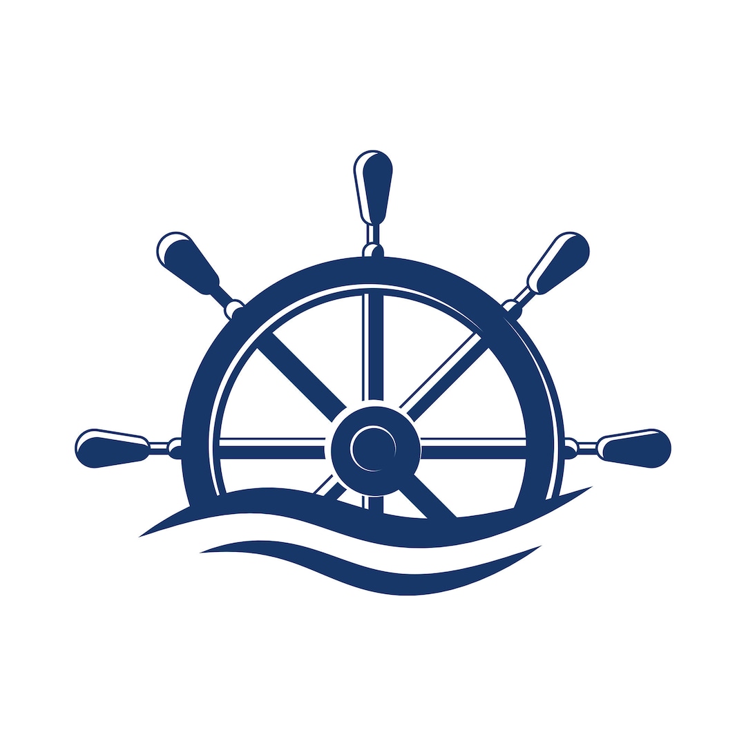 Ship Wheel SVG, Vector Clipart, Cut File, Rudder, Nautical File, Svg ...