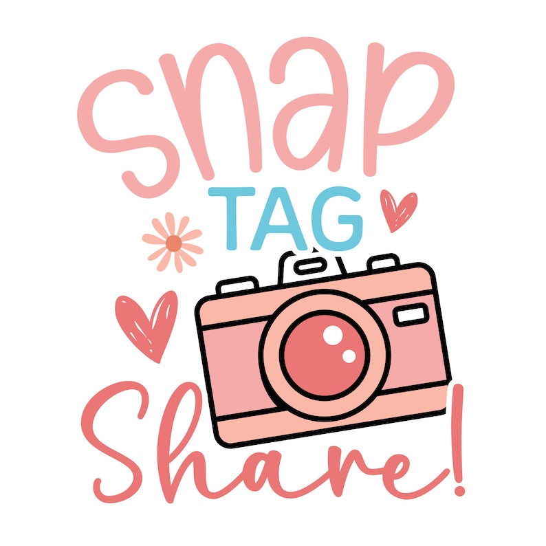 Order Thank You Card, Snap and Share Tag Template, Editable Social ...