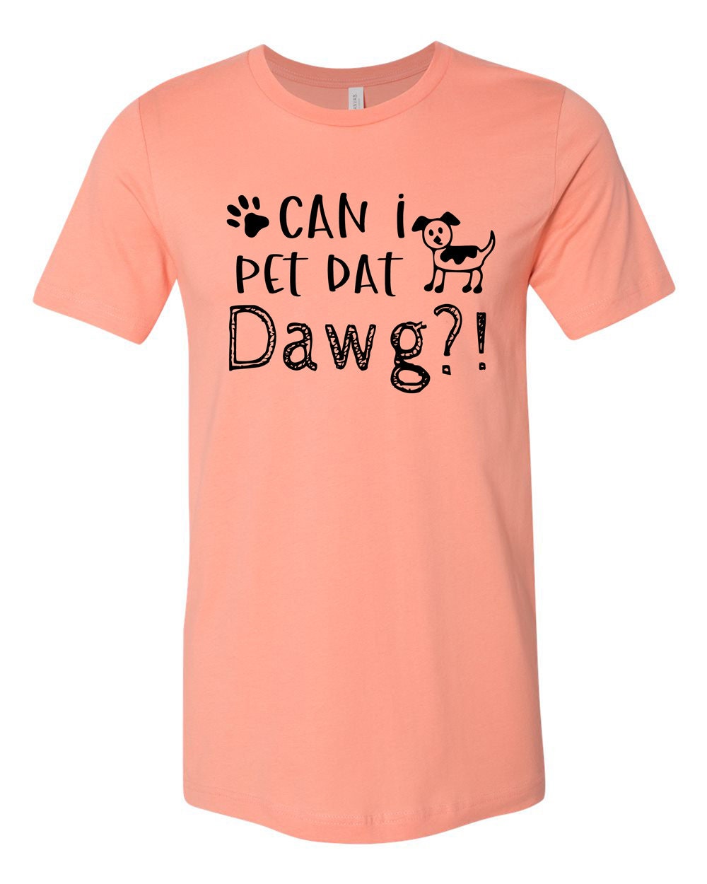 RTS Can I Pet Dat Dawg? BLACK Screen Print TRANSFER - Etsy UK