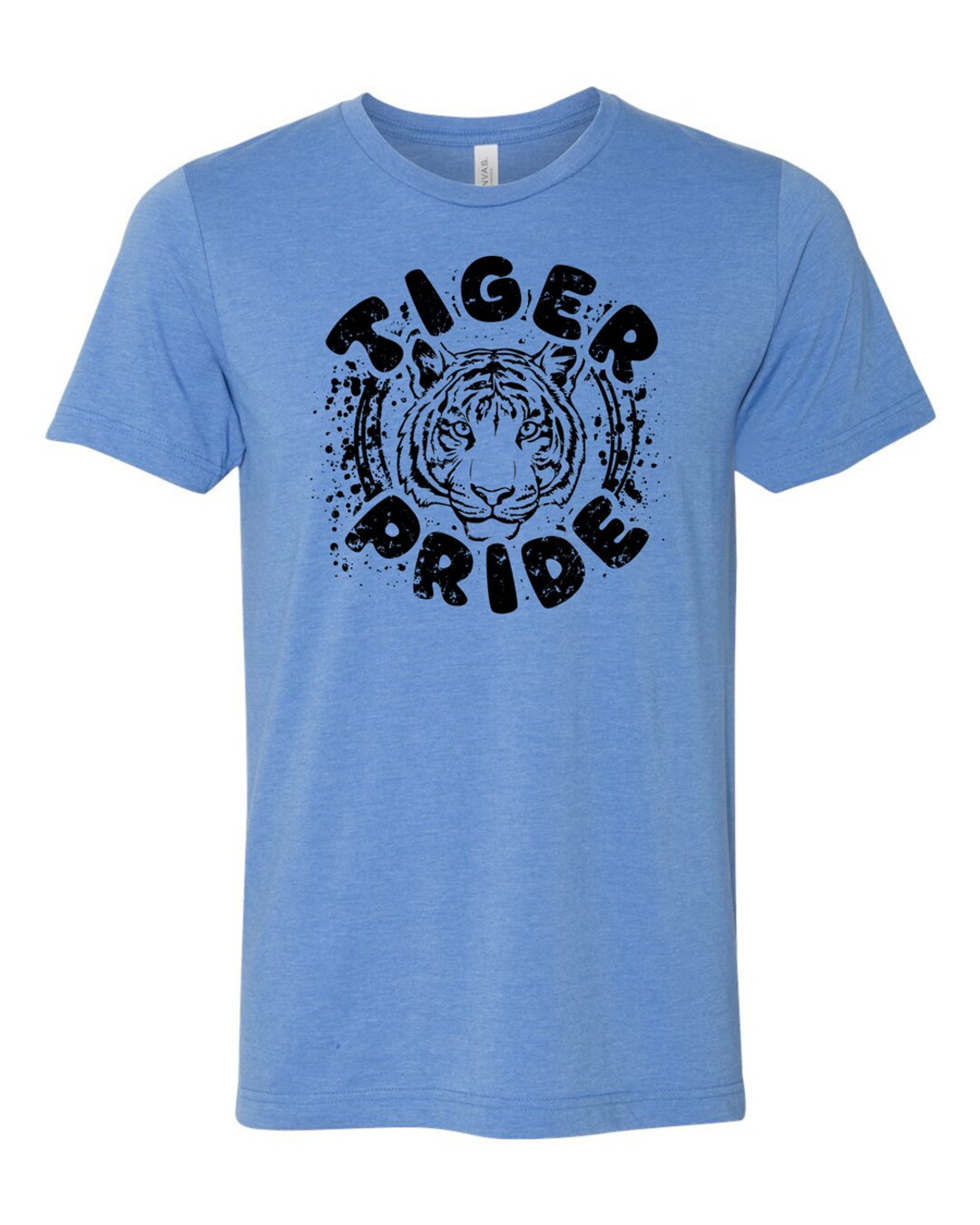RTS Tiger Pride Sport Mascot BLACK Screen Print TRANSFER - Etsy