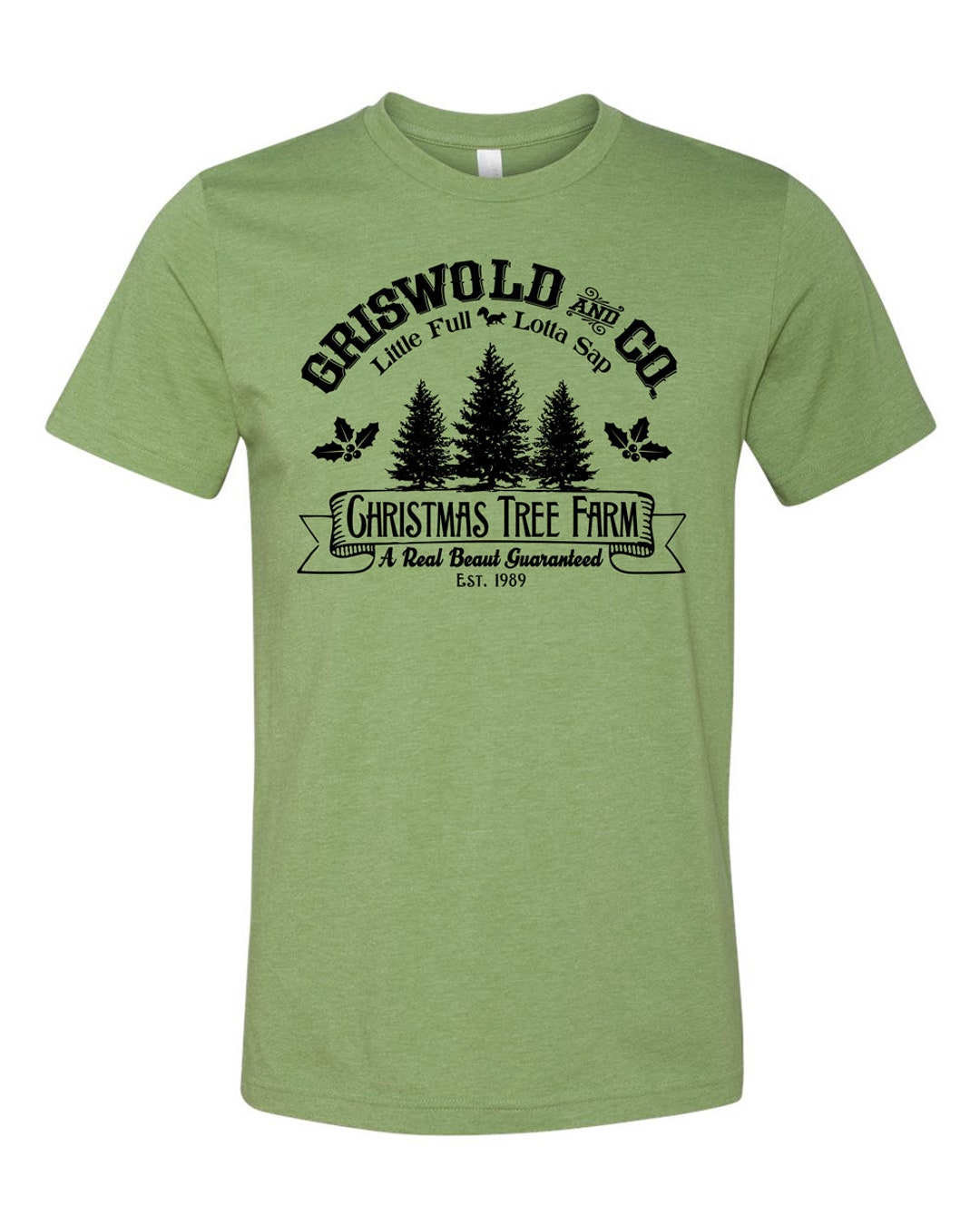 RTS Griswold Tree Farm Christmas BLACK Screen Print TRANSFER - Etsy