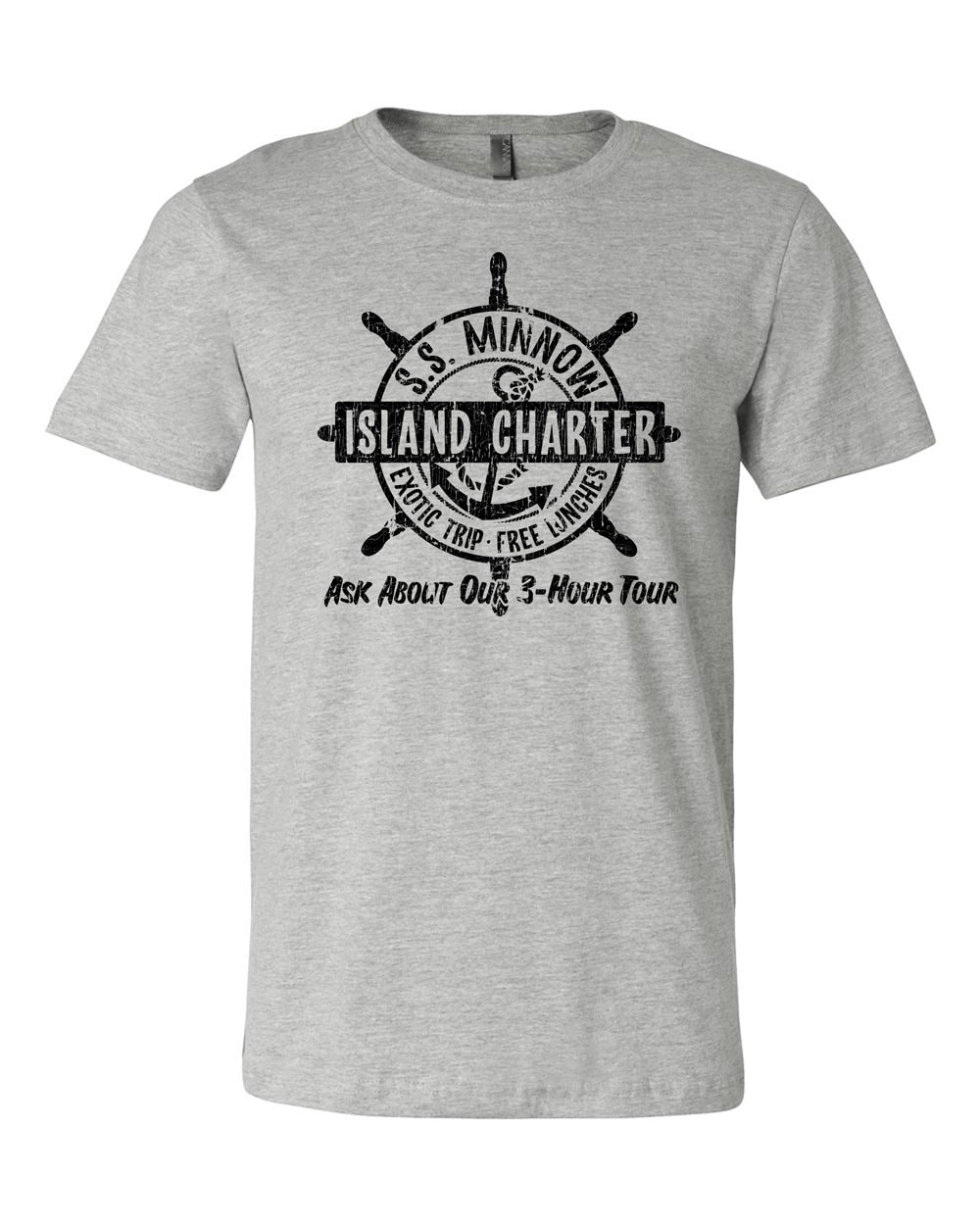 RTS Ss Minnow Island Charter 3 Hour Tour BLACK Screen Print TRANSFER - Etsy