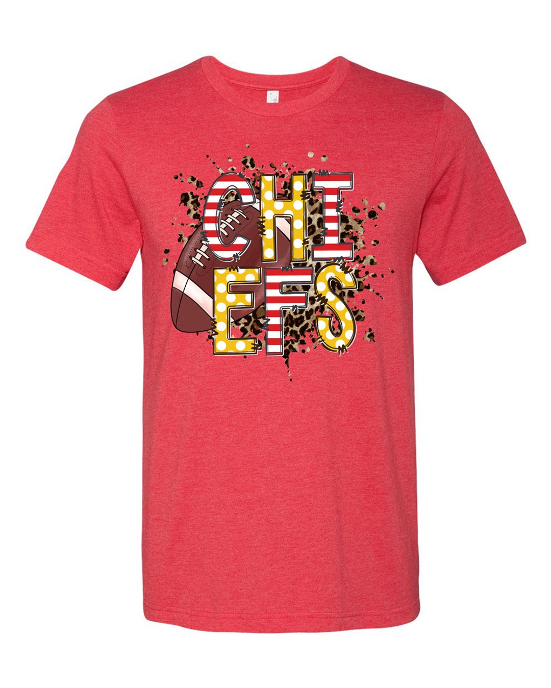 RTS Kansas City Chiefs Striped Letters DTF TRANSFER - Etsy