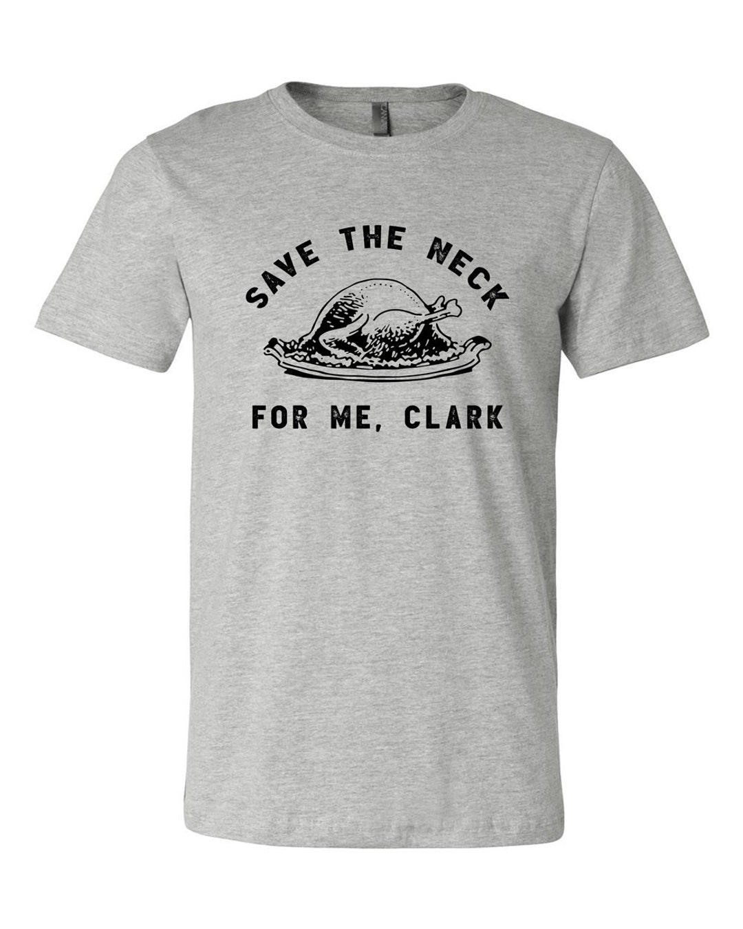 RTS Save the Neck for Me Clark BLACK Screen Print TRANSFER - Etsy