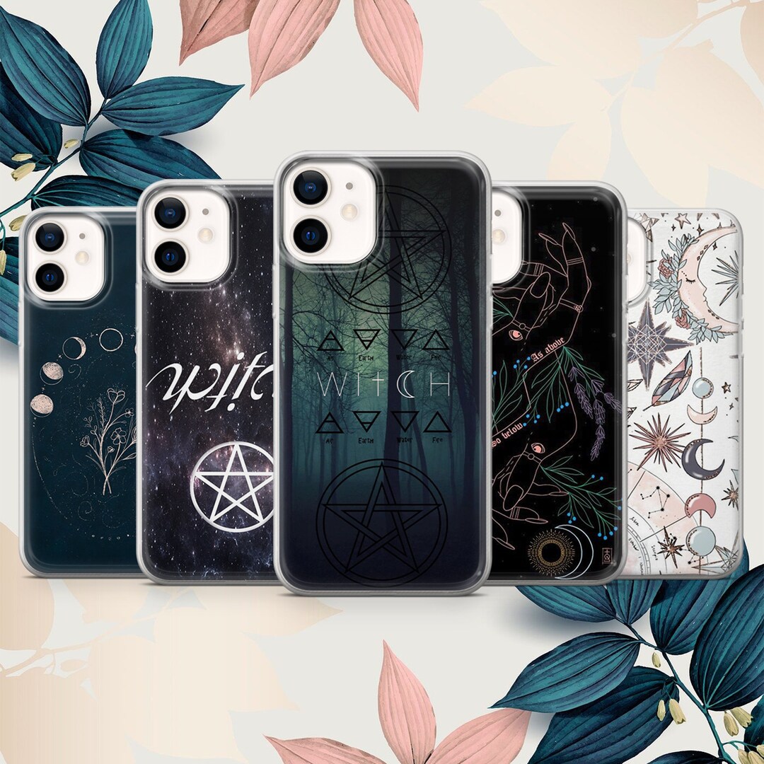 Wicca Phone Case Occult Mystic Cover Fit for iPhone 15 Pro Max, 14 Plus ...