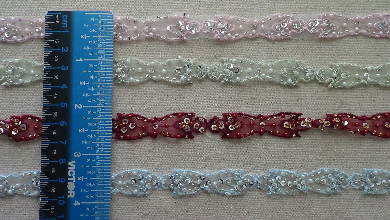 Beaded Sequence Trim 1/2 In - Etsy