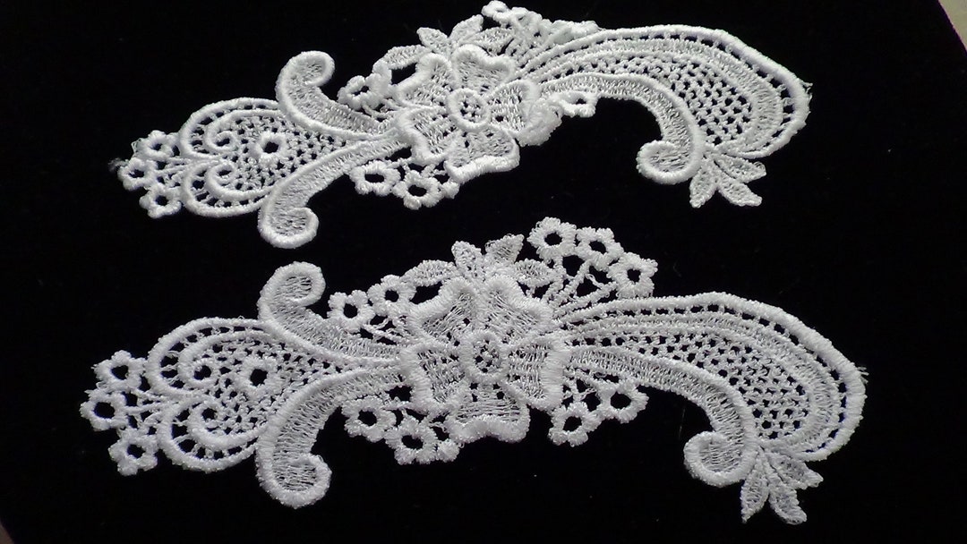 Scroll Applique Pair - Etsy