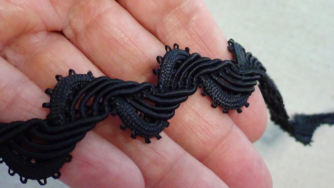 Black Scalloped Wave Trim - Etsy