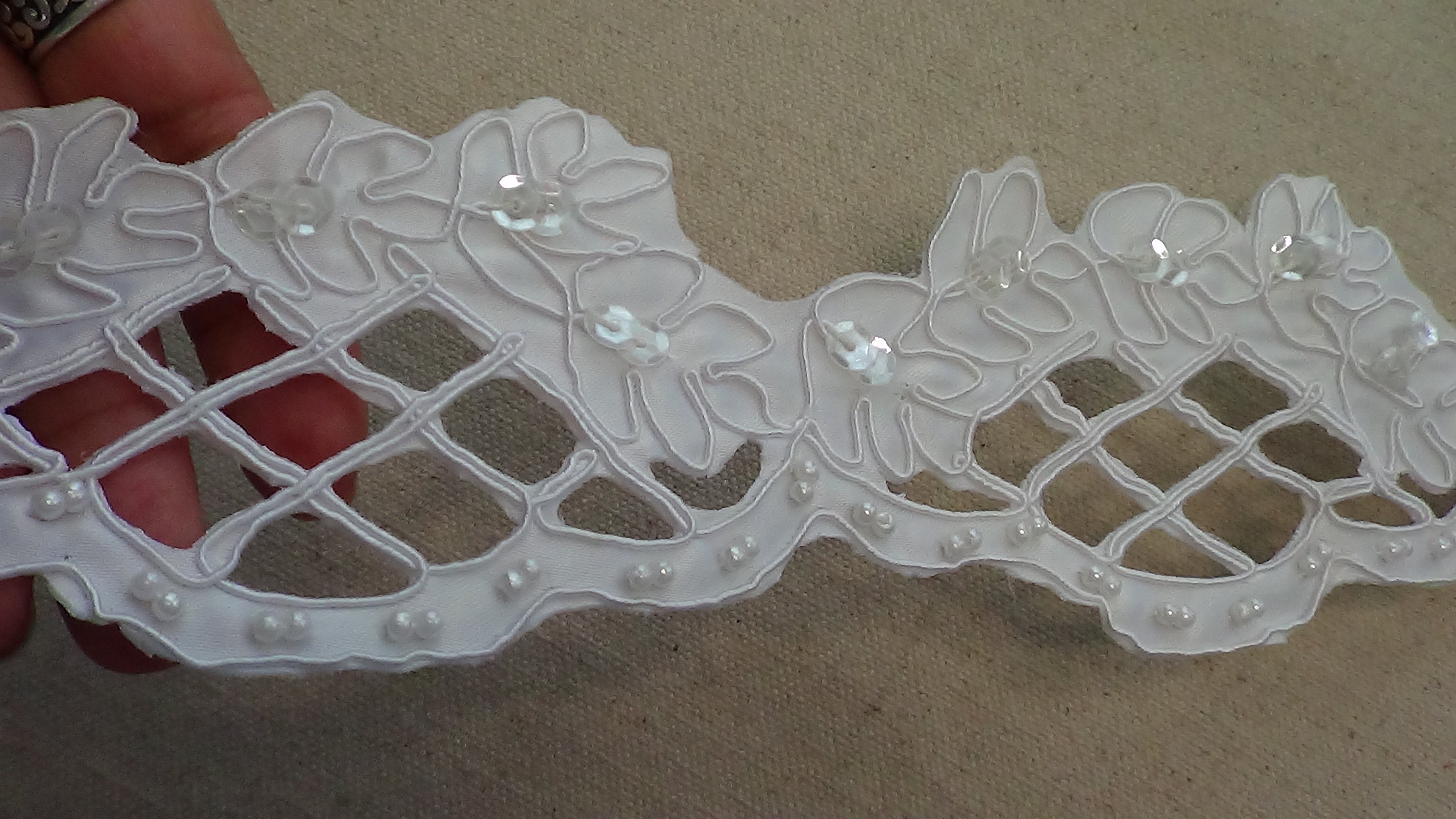 Corded Lattice Beaded Trim - Etsy