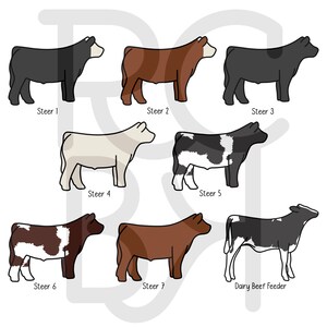 SINGLE Livestock Cards - Etsy