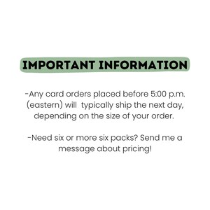 SINGLE Ear Tag Thank You Cards - Etsy