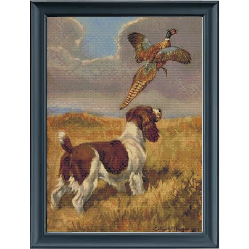 Spaniel Cross Stitch - Etsy