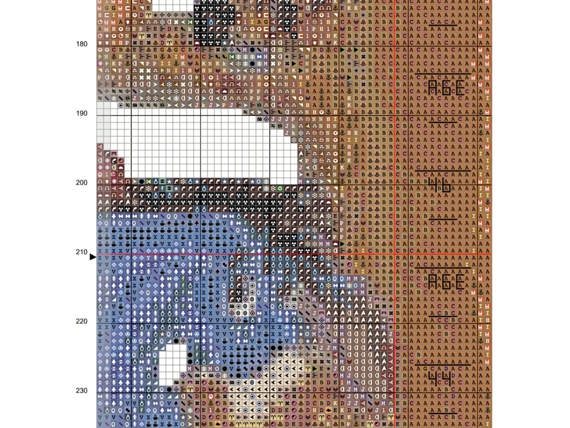 Child's Growth Chart Cross Stitch Pattern, Winnie the Pooh, Counted ...