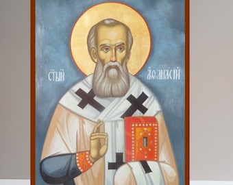 St Athanasius Icon - Etsy