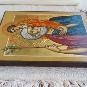 Orthodox Hand Painted Icon of Saint Joseph Byzantine Icon - Etsy