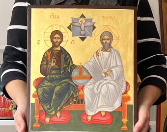 New Testament Trinity Icon - Etsy