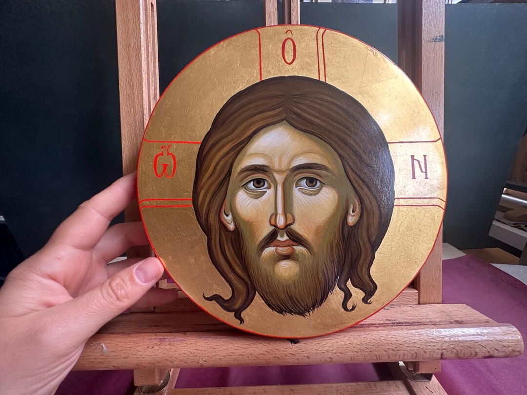 Holy Face of Jesus Christ, Hand-painted Orthodox Icon, Orthodox ...