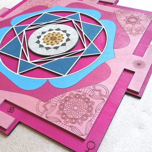 Venus Yantra Wall Art | Shukra Yantra | Sacred Geometry Decor | Love ...