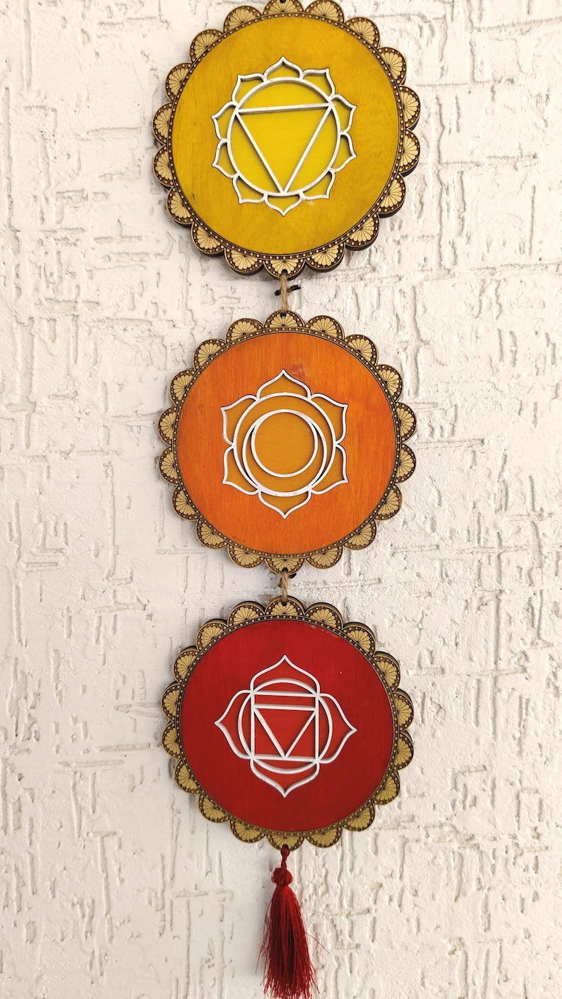 Chakra Wall Art, Sacred Geometry, Wooden Chakra Energy Balancing - Etsy