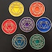 Sacred Geometry 7 Chakra Wooden Magnets - Etsy