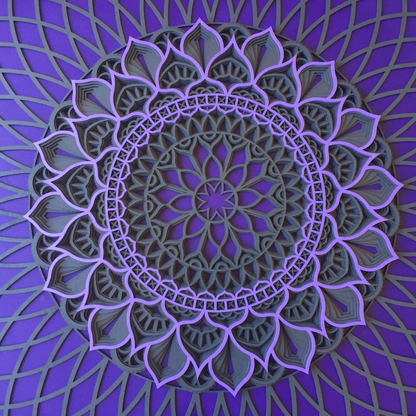 Purple Mandala - Etsy