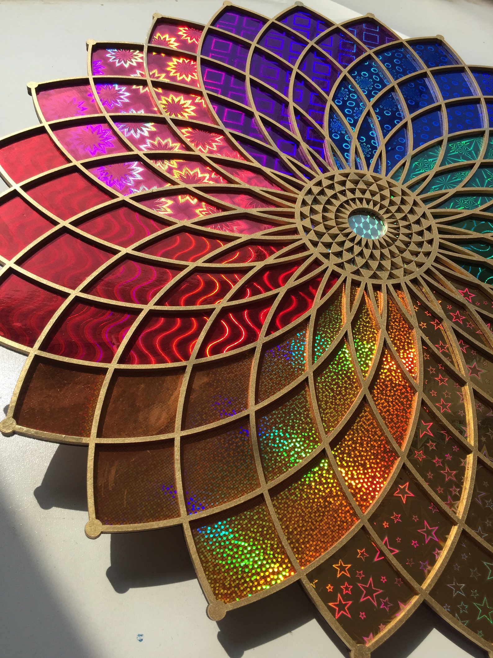 Mandala Torus hologram color hologram torus hologram | Etsy