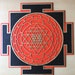 Orange Sri Yantra Wall Art Laser Cut Sacred Geometry Sri - Etsy