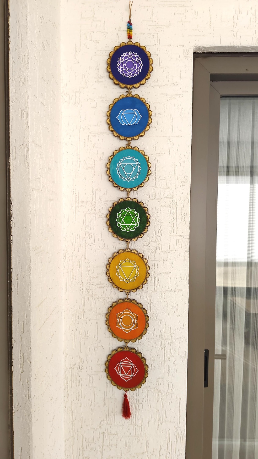 Chakra Wall Art, Sacred Geometry, Chakra Energy, Chakra Designs, Wooden ...