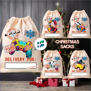 Gaming Santa Sack PNG – Christmas Post Bag Gift (digital Download) - Etsy