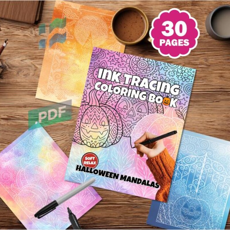 Ink Tracing Printable - Etsy
