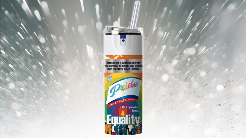Pride PNG Tumbler Wrap Igualdad LGBTQ Magic Spray elimina la ...