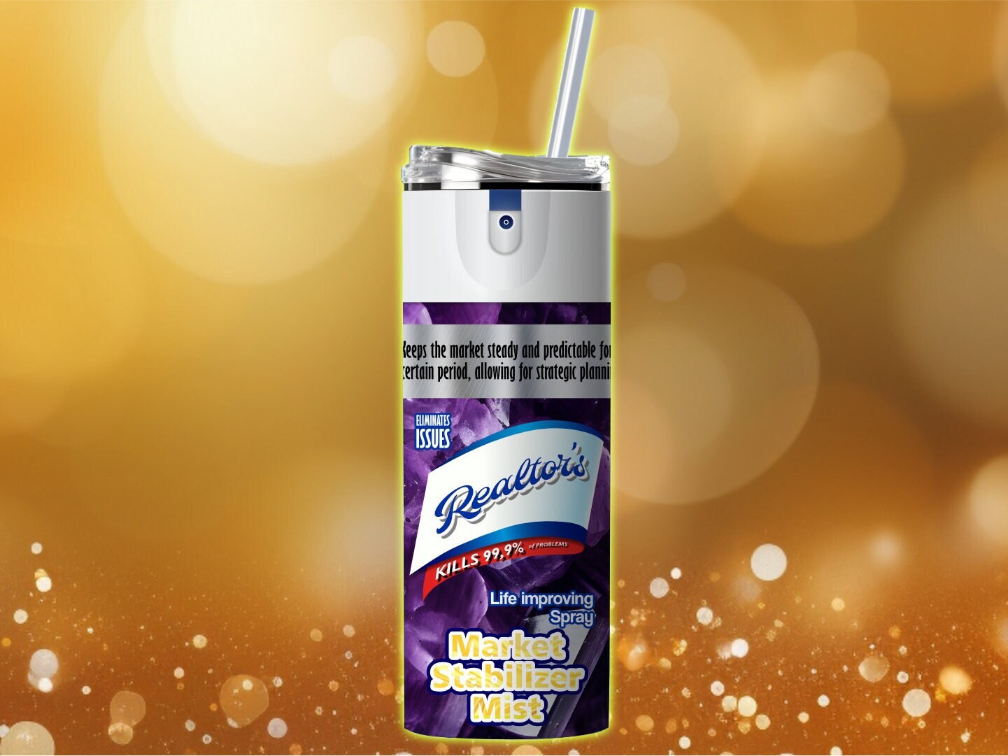 Realtor Closing Gift Sublimation PNG Tumbler Wrap market Stabilizer ...