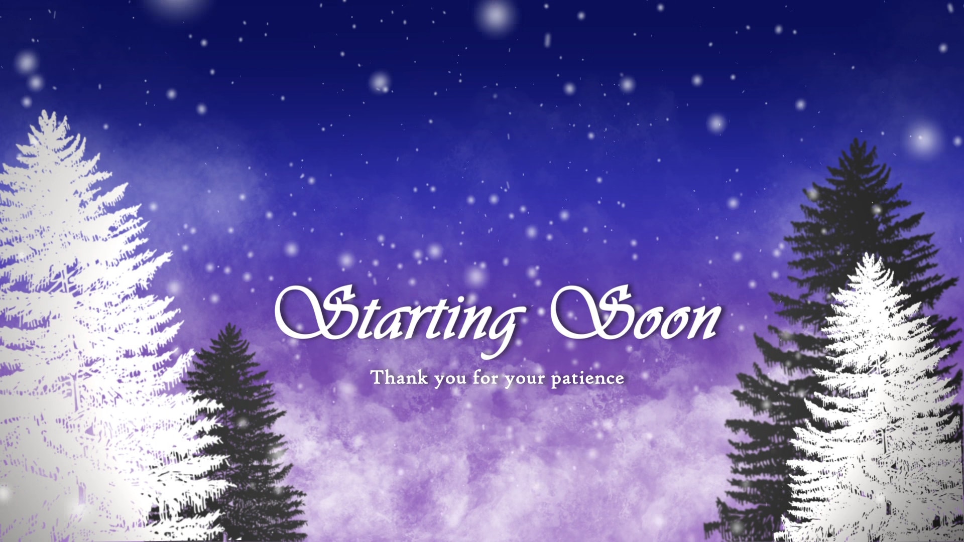 Snowy ANIMATED Waiting Screens Twitch Stream Pack ANIMES Screens ...