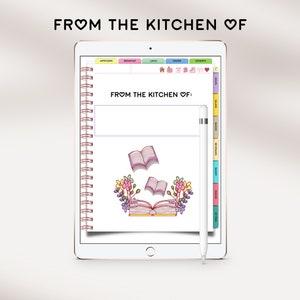 Digital Recipe Book: Food Journal, Meal Planner (for Goodnotes ...