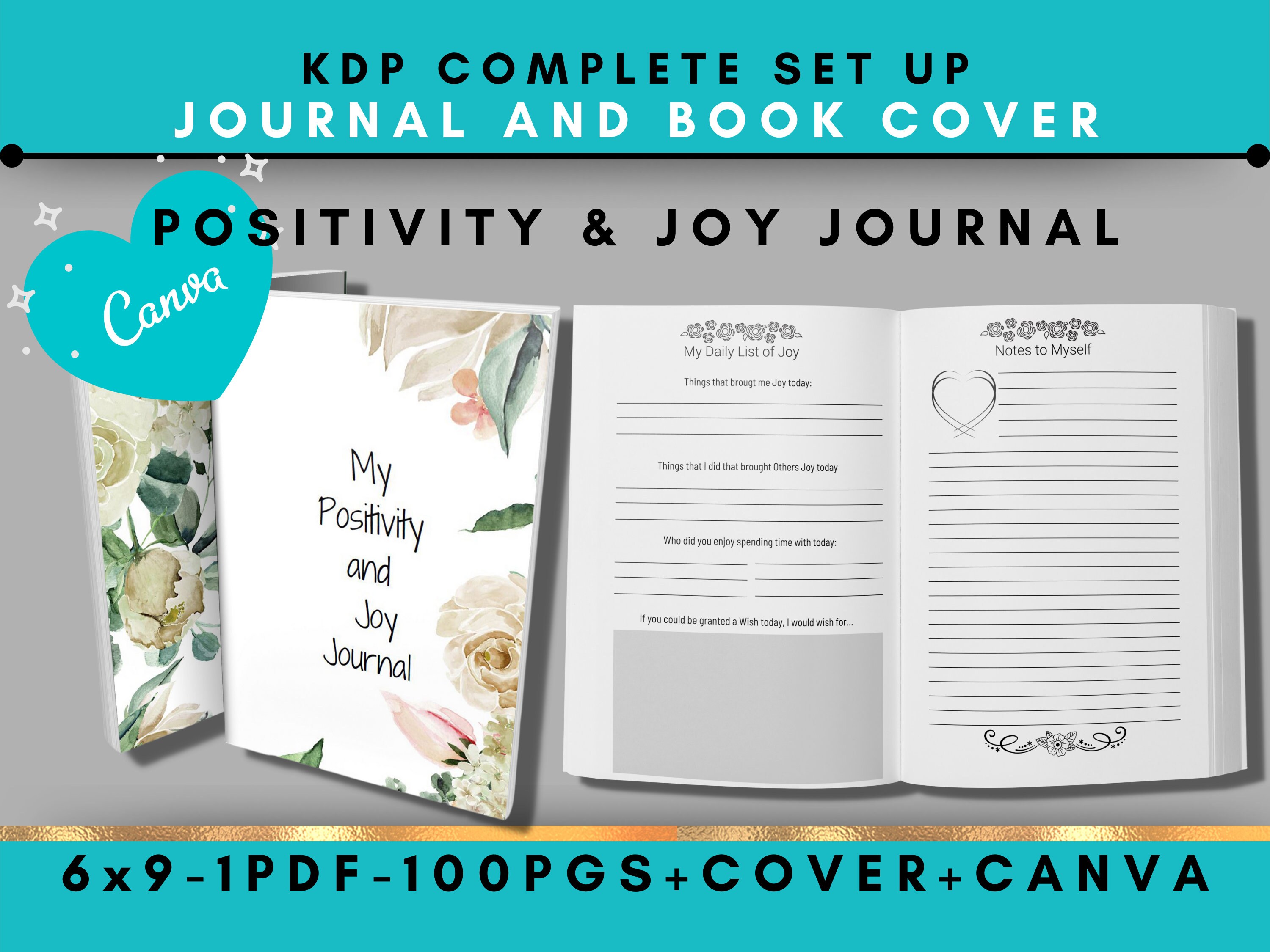 KDP Interiors and KDP Book Cover combined creates a Positivity and Joy ...