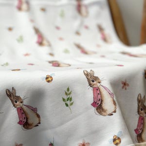 Peter Rabbit Baby Blanket and Hat Newborn Set, Cotton Hat and Blanket ...
