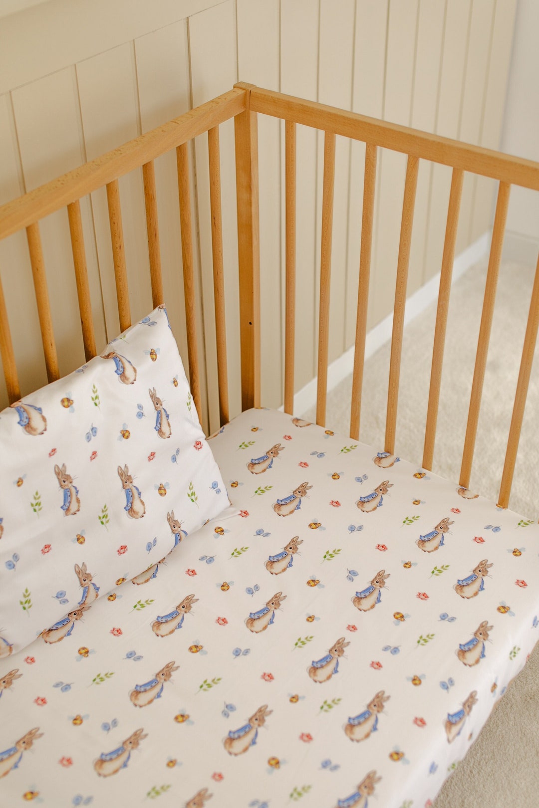 Peter Rabbit Baby Boy Bedding, Baby Shower Gift, Nursery Bedding ...