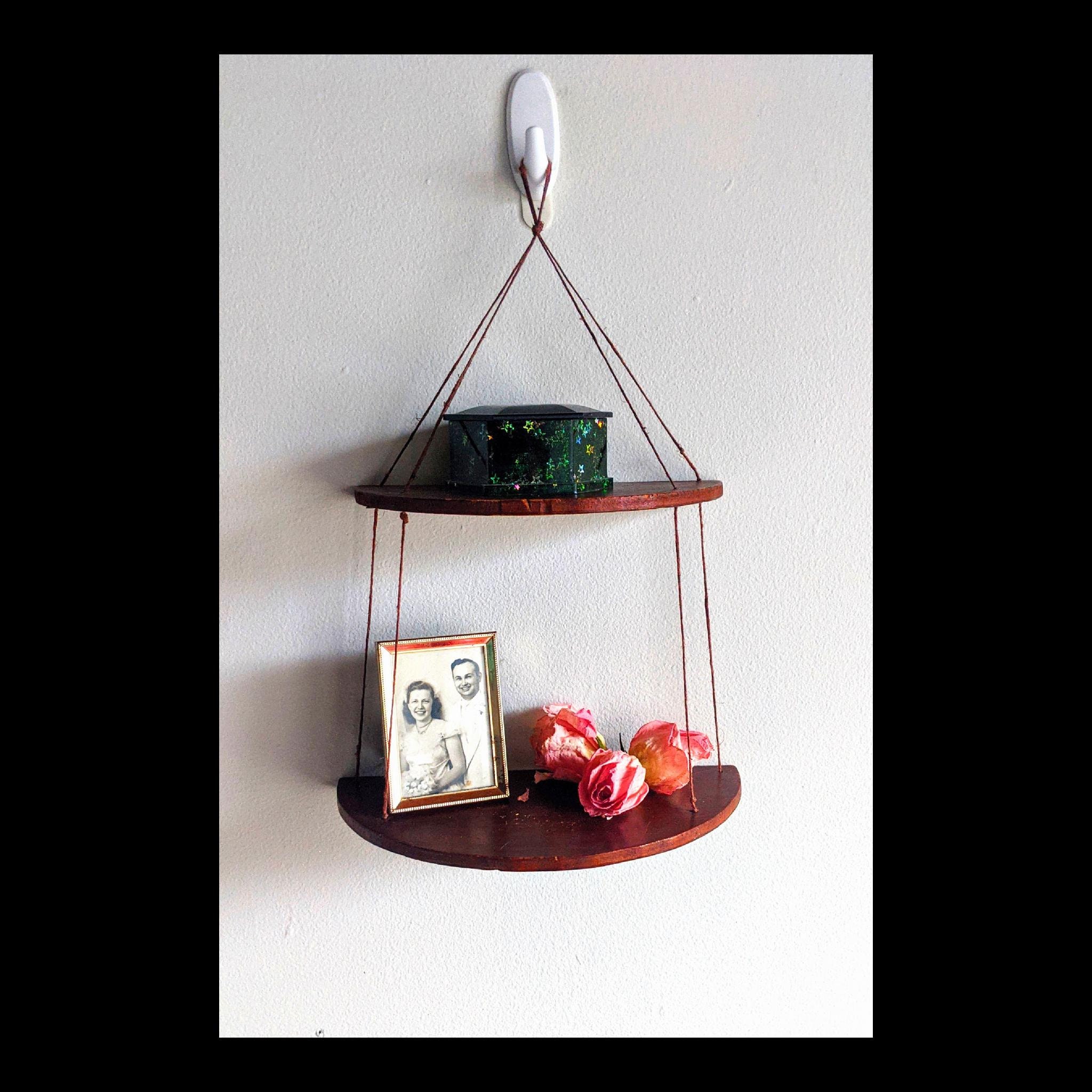 Rounded Half-circle Wooden Shelf for Keepsakes and Knickknacks - Etsy